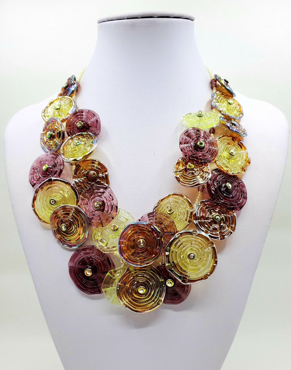 Lemons and Plum Tokens | MoonDog Art Glass